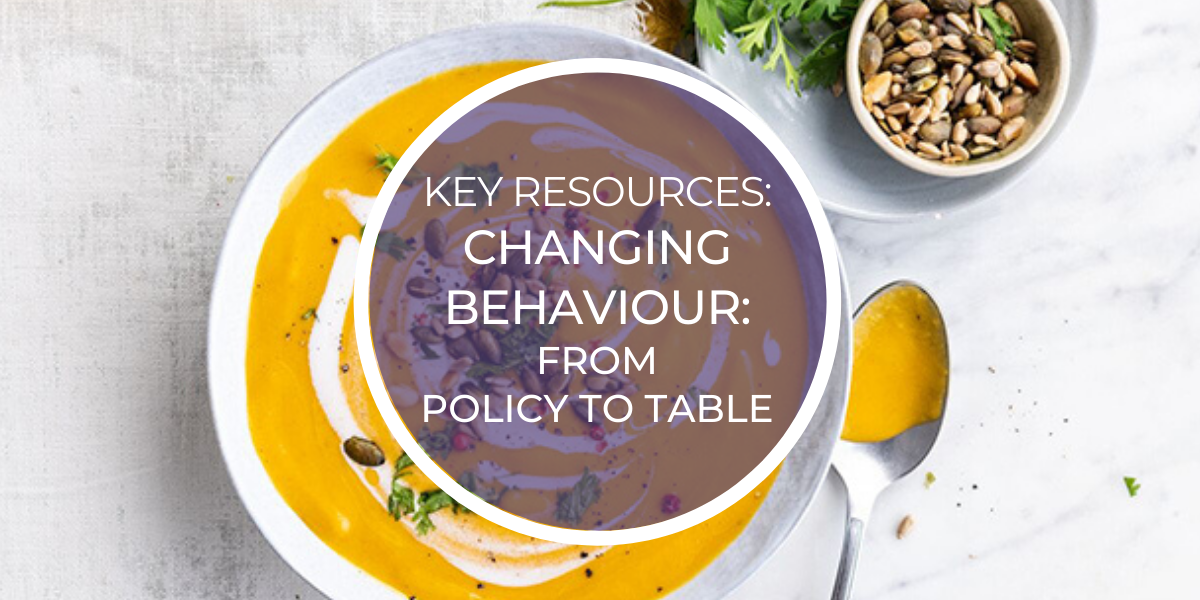Key Resources: Changing Behaviours • MyNutriWeb
